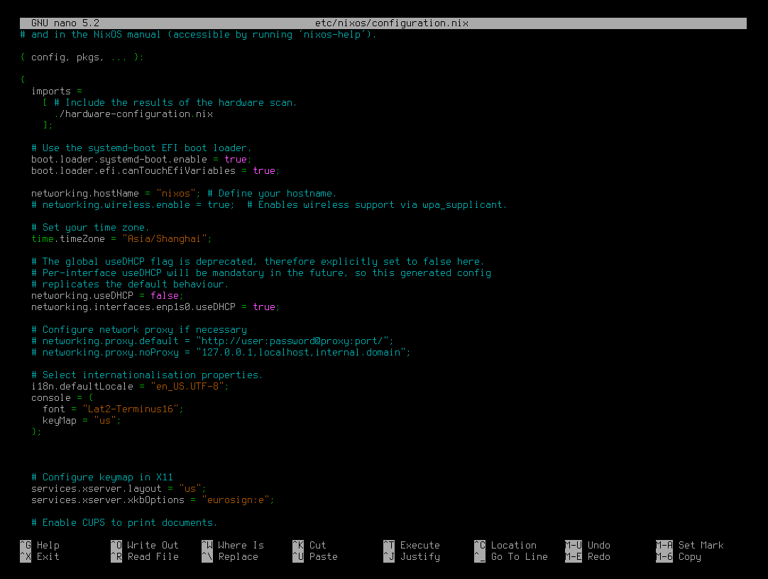 在 QEMU/KVM 虚拟机上安装 NixOS 发行版